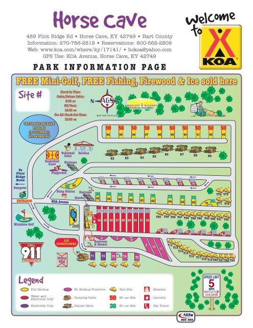 Map - KOA Kampgrounds