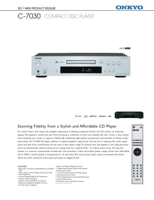 Onkyo C7030 Specs Clearance Price | www.pinnaxis.com