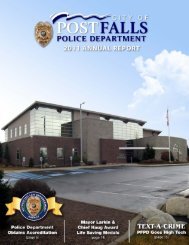 2010 Annual Report - Post Falls Police