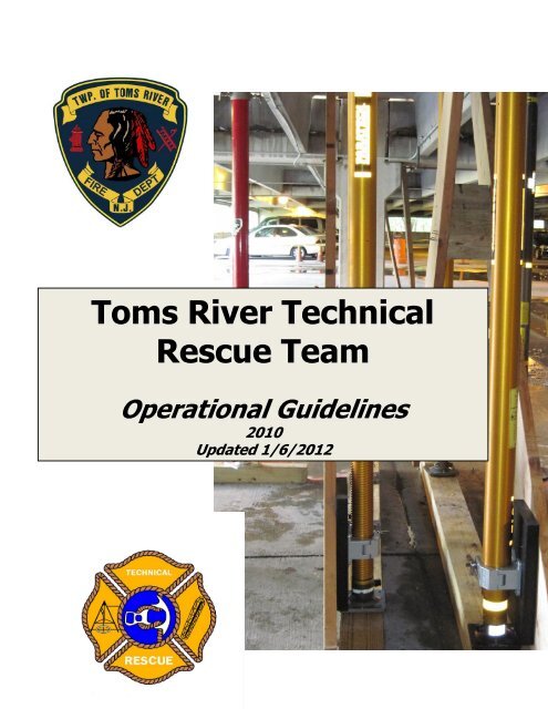 Technical Rescue Team SOGs - Toms River Fire Department