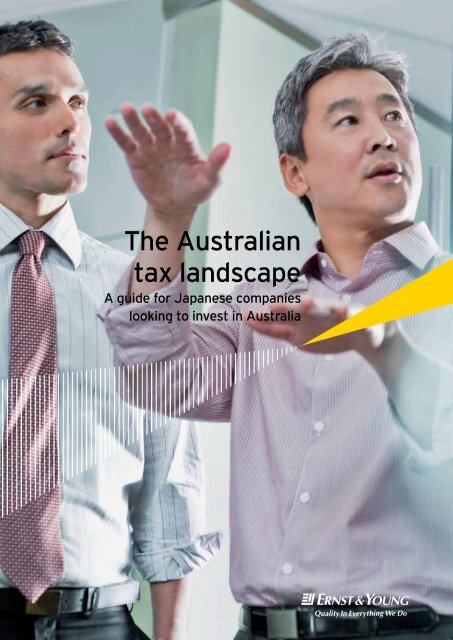 The Australian tax landscape - Ernst & Young