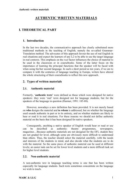 authentic written materials 2(2)