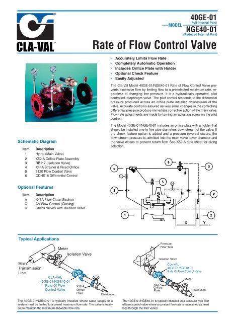 Datasheet - Cla-Val UK