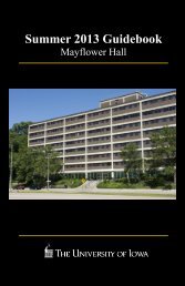 Slater, Rienow, and Hillcrest Halls - Housing - The University of Iowa
