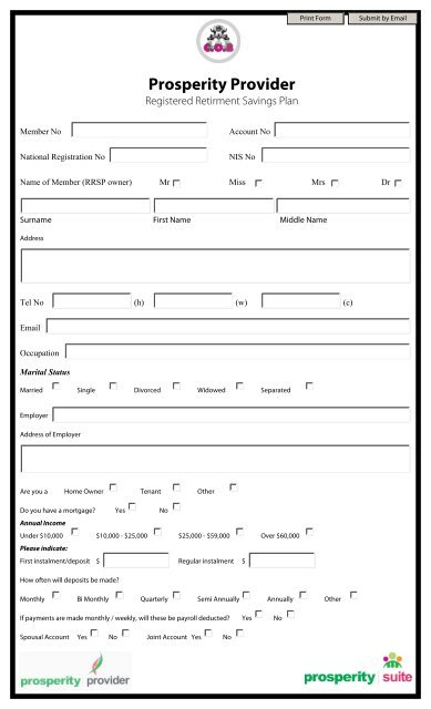 Prosperity Provider (RRSP) Application Form.pdf - COB Credit Union
