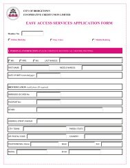 Single Membership Application Form.pdf - COB Credit Union