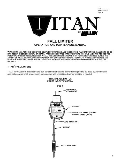 I220 Titan Fall Limiter.pdf - Miller Fall Protection
