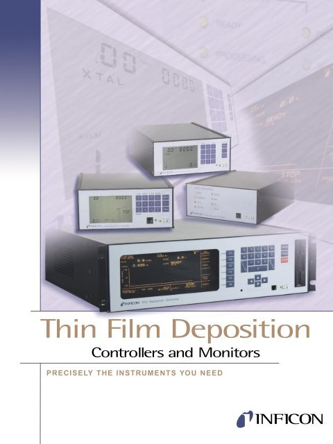 Brochure - Thin Film Deposition Controllers and Monitors