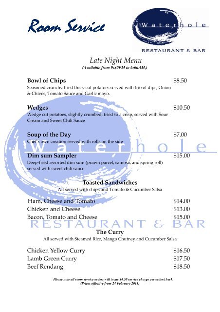 Room Service Menu.pdf - Darwin Central Hotel