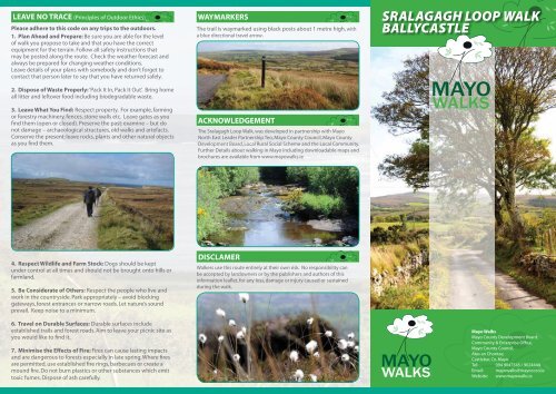 Sralagagh Loop Brochure - Mayo Walks
