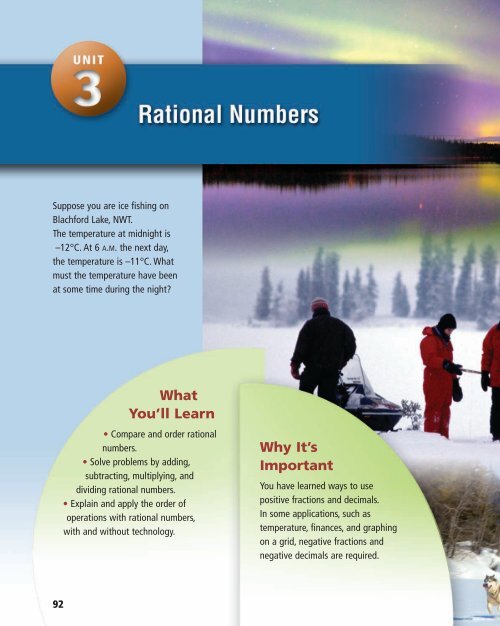 Rational Numbers Math9SRHS Home