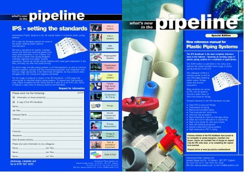 Special Issue - IPS Flow Systems