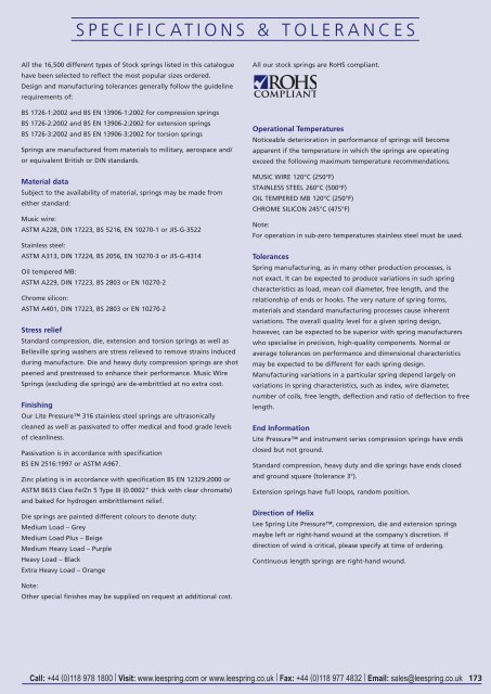Wire Forms - Lee Spring Ltd