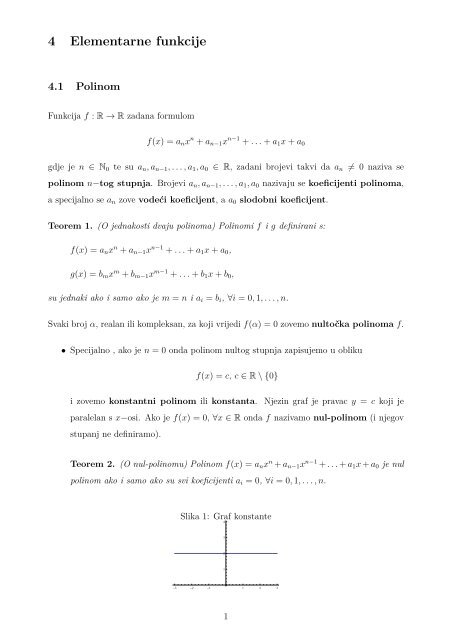 4 Elementarne funkcije