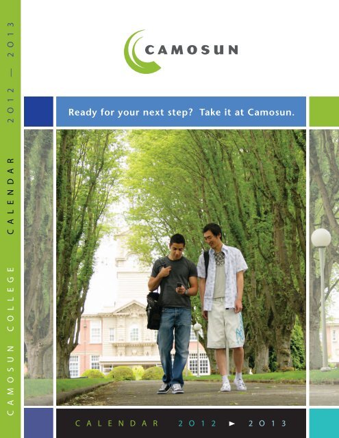 2012-2013 Program Calendar - Camosun College
