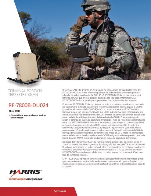 RF-7800b-du024 - Harris RF Communications - Harris Corporation