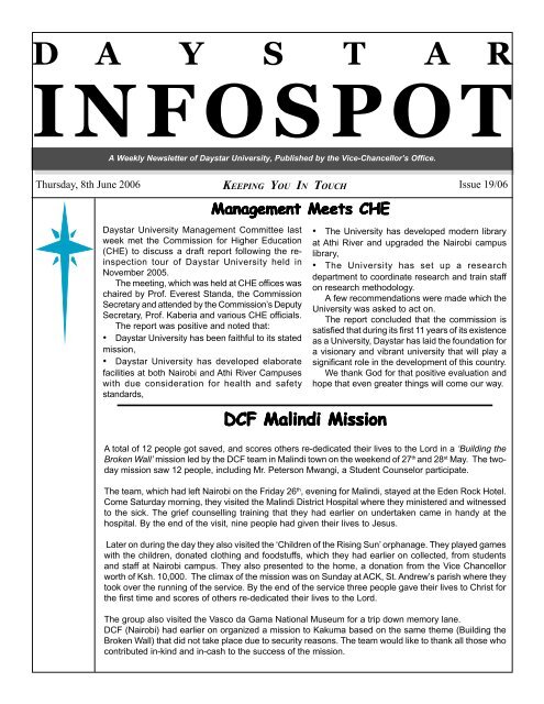 infospot 19 - Daystar US