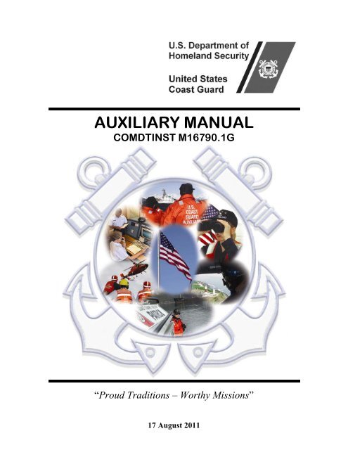 AUXILIARY MANUAL - U.S. Coast Guard