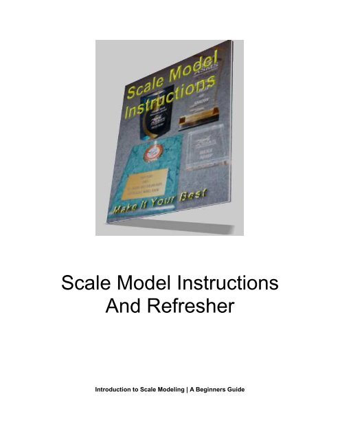 Scale Model Instructions And Refresher - Scale Modelers Handbook