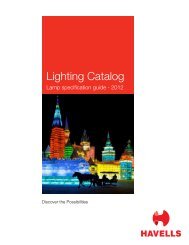 DATA SHEET - Havells