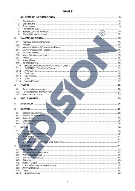 1. Allgemeine Informationen