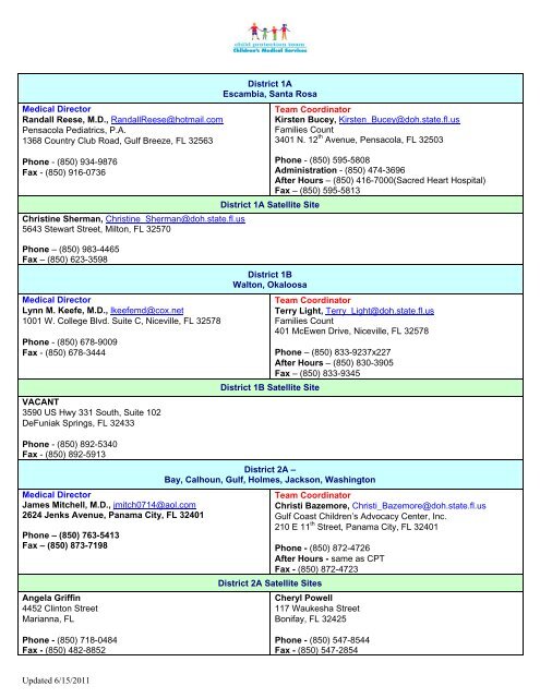 CPT Directory Listing - Child Protection Team - University of Florida