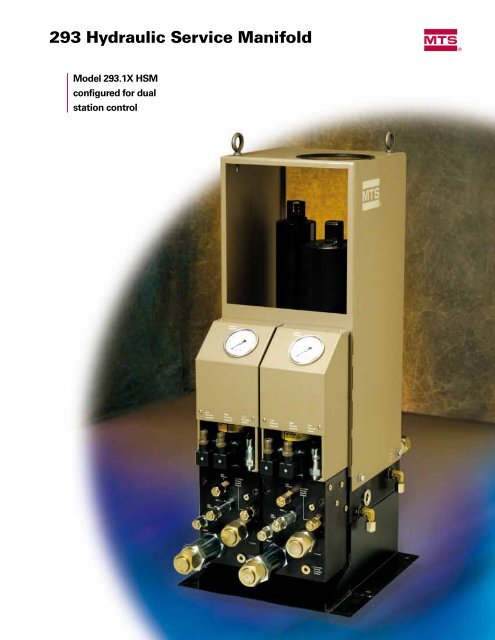 293 Hydraulic Service Manifold - MTS
