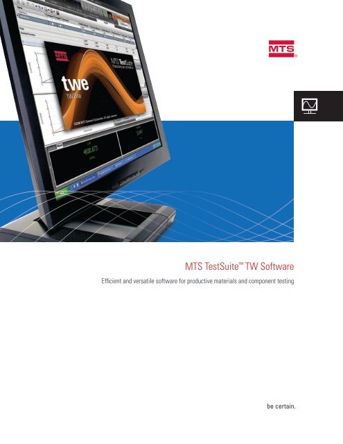 MTS TestSuiteÃ¢Â„Â¢ TW Software
