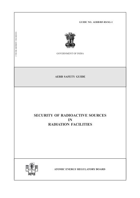 Security of Radioactive Sources in Radiation Facilities