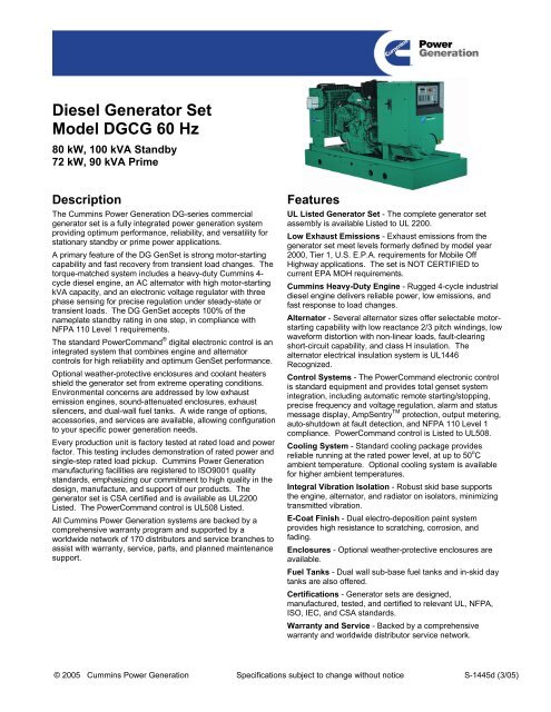 Diesel Generator Set