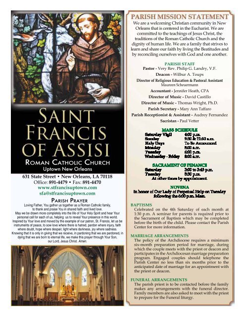 February 27 - St. Francis of Assisi