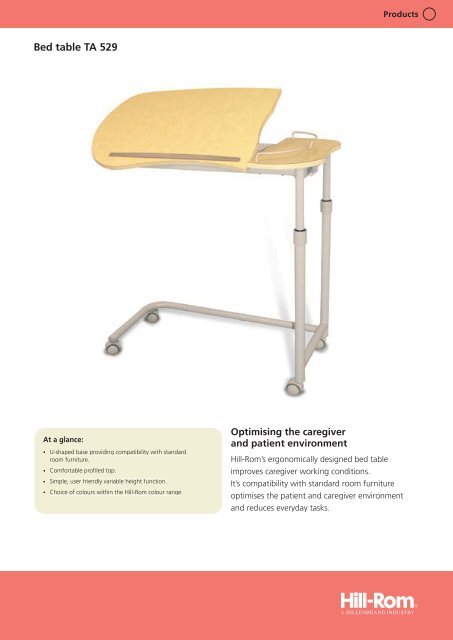 TA529 Brochure EN - Hill-Rom