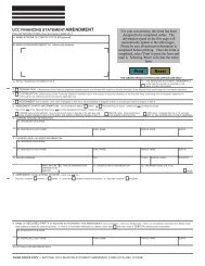 UCC Financing Statement Amendment (Form UCC3)