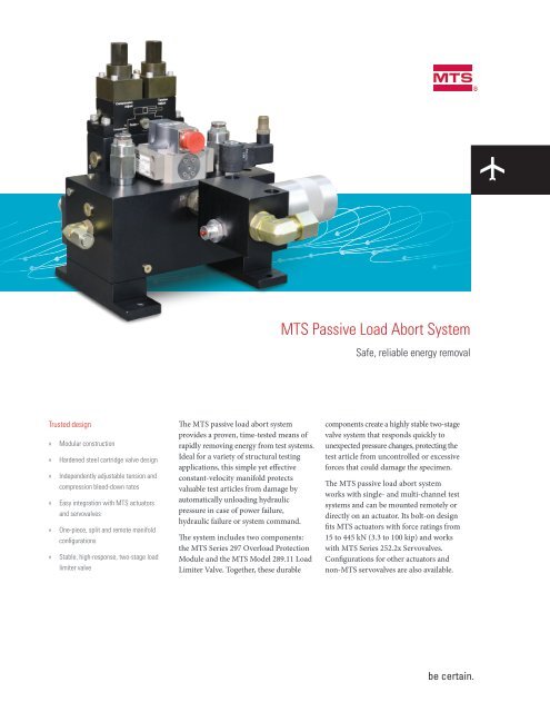 MTS Passive Load Abort System