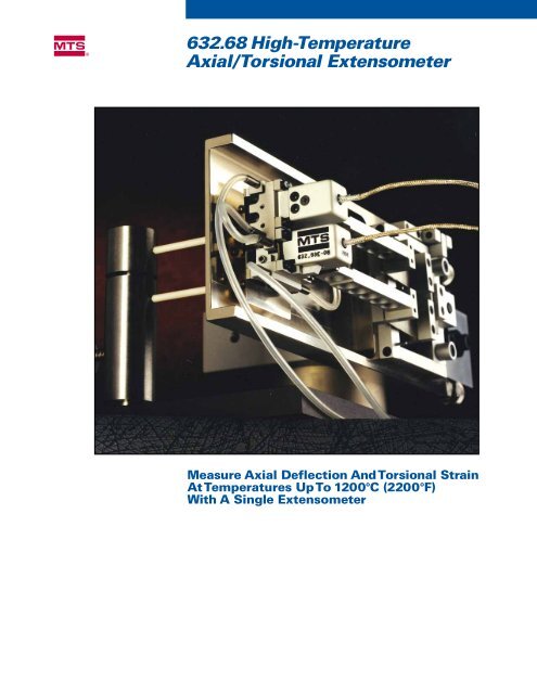 632.68 High-Temperature Axial/Torsional Extensometer - MTS