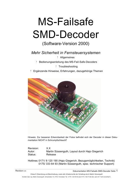 Ms-Failsafe Smd-Decoder