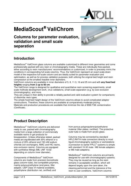 MediaScout ValiChrom - Atoll GmbH
