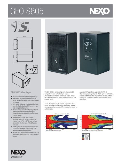 geo s805 data sheet - Nexo