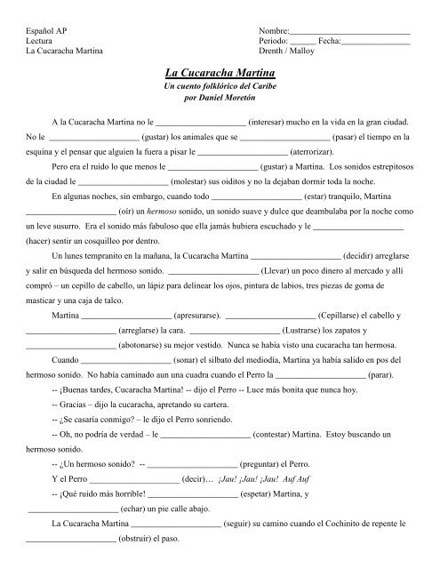 La Cucaracha Martina