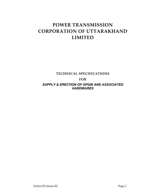 Power Transmission Corporation of Uttarakhand Limited (PTCUL)