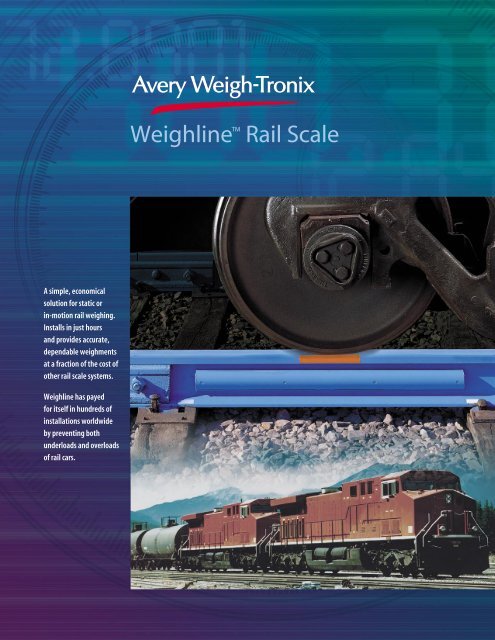 Weighline™ Rail Scale - Advance Scale