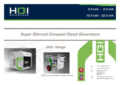 SKD (3000rpm) HGI-06 - HGI Generators
