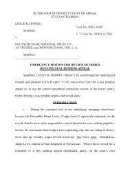 Motion for Rehearing or Stay Pending Appeal - Stopa Law Firm