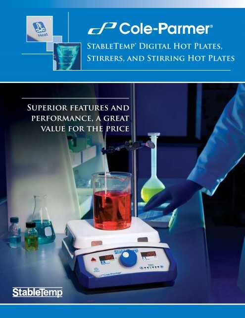 StableTemp Digital Hot Plates, Stirrers, and Stirring ... - Cole-Parmer