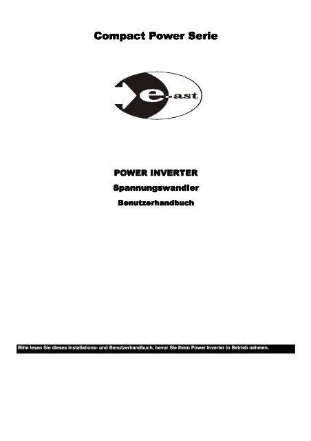 Compact Power Serie Compact Power Serie - E-ast