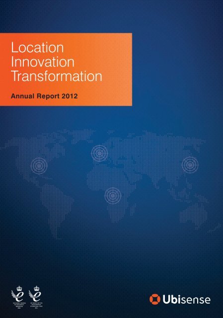 Annual Report 2012 - Ubisense