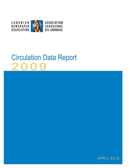 Circulation Data Report 2009 (PDF) - Newspapers Canada