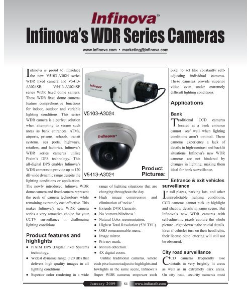 Infinova Logo Infinova IP Cameras | Locksmith Ledger