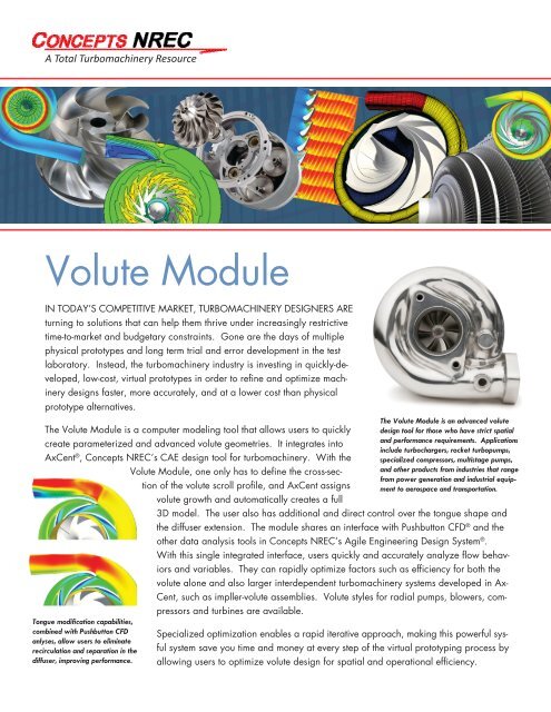 Volute Module Sheet - Concepts NREC