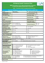 Gp mental health care plan (mbs item number - Creative Focus
